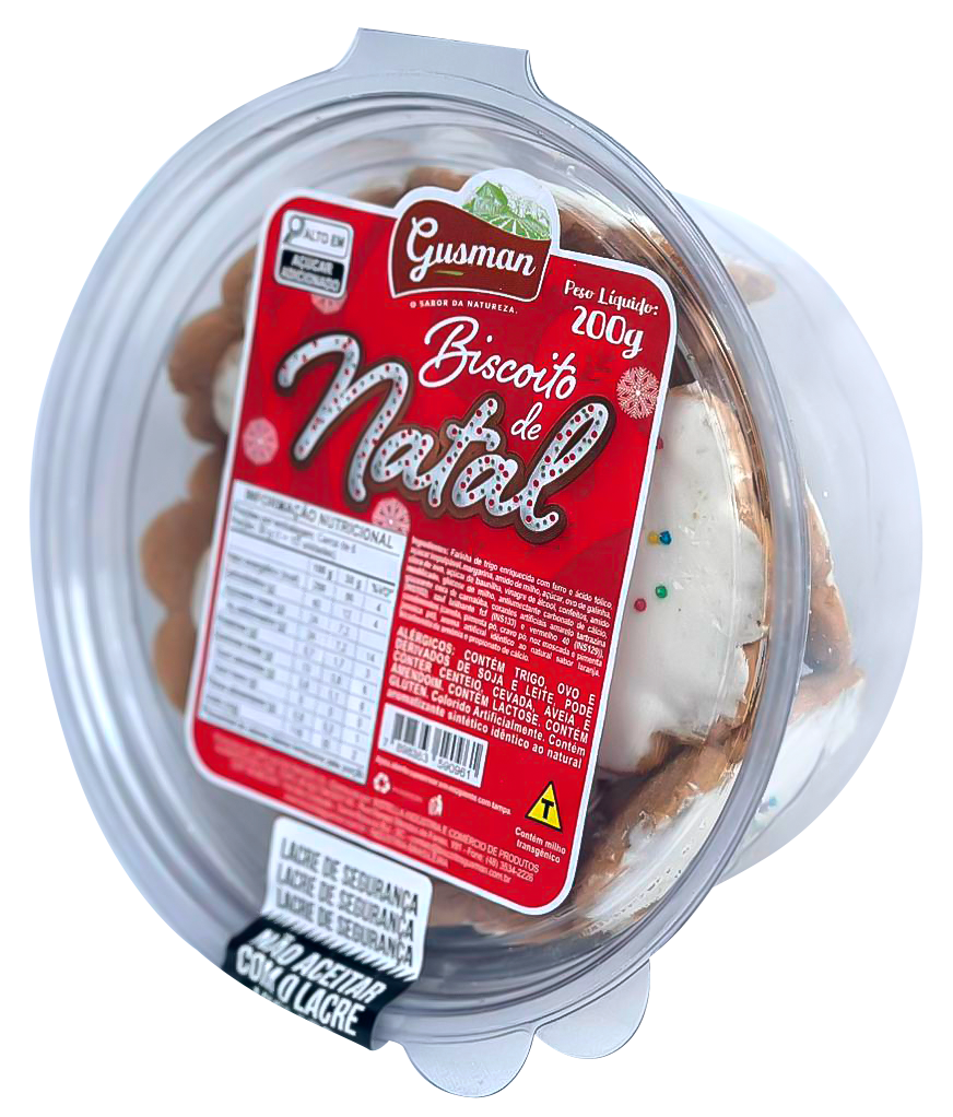BISCOITO DE NATAL 200G - Gusman